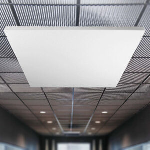 SONEX GEOMETRIC ceiling clouds provide excellent sound absorption
