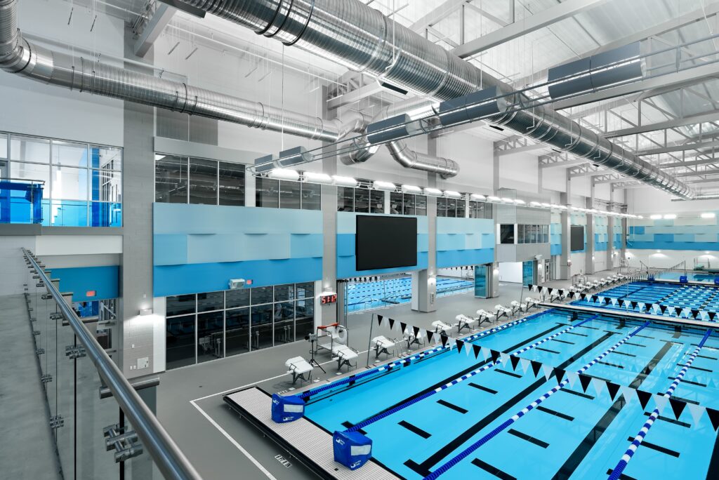 WHISPERWAVE and SONEX Valueline panels improve Aquatic Center