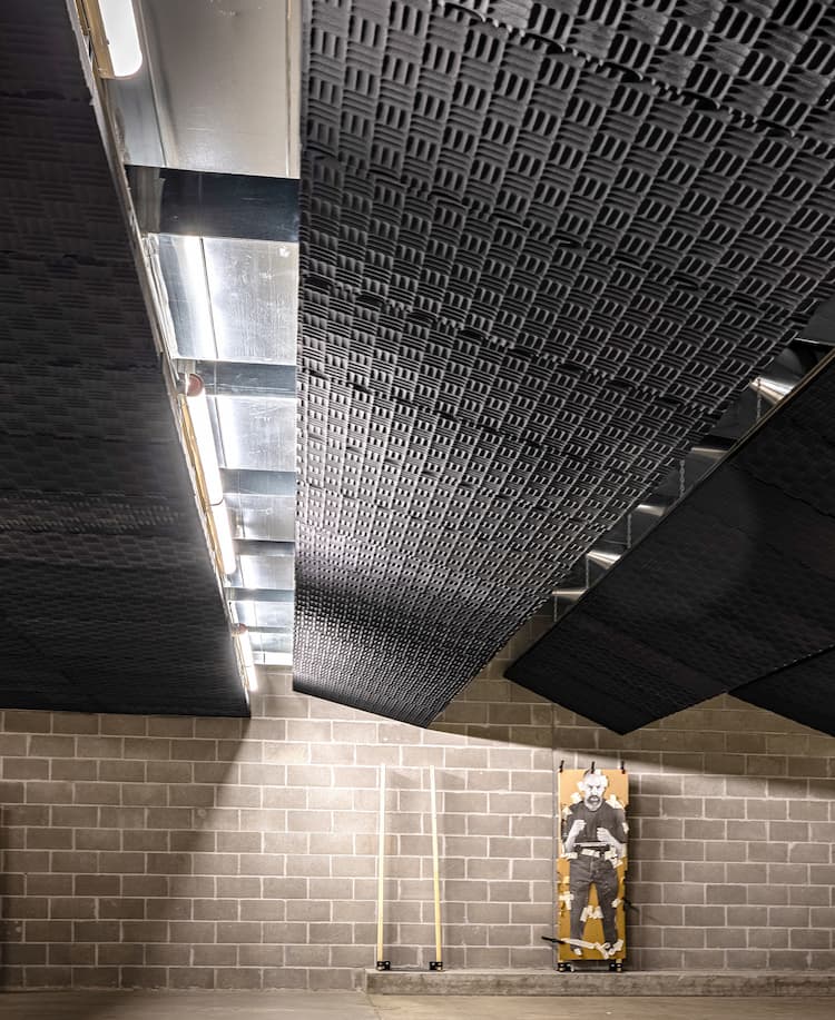 SONEX Valueline panels help improve safety at college’s shooting range